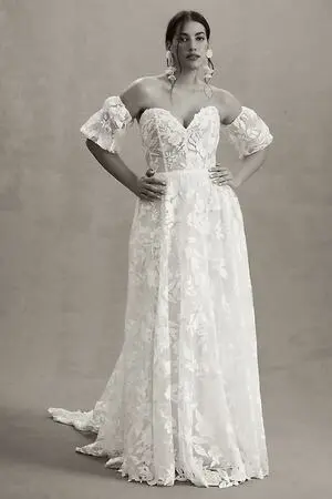 Jenny Yoo Madeline Lace Wedding Gown