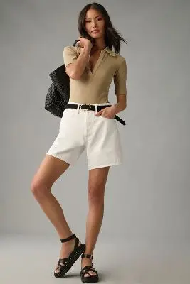 Citizens Of Humanity Citizens Of Humanity Marlow Vintage Long Shorts White