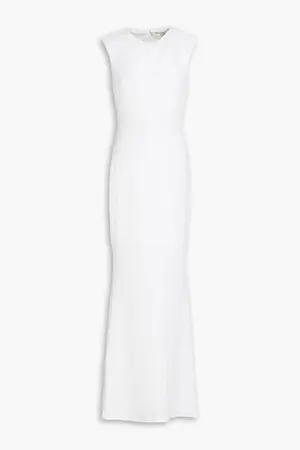 Badgley Mischka Sequined Mesh Gown