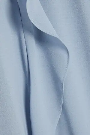 MIKAEL AGHAL Ruffled Crepe Maxi Dress
