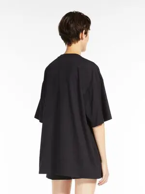 Max Mara Cotton T-shirt With Wegman Print