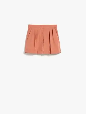 Max Mara Gabardine Wool Shorts