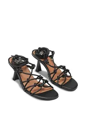 GANNI Knots Leather Sandals