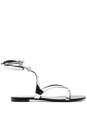 Alexandre Vauthier Crystal-embellished Flat Sandals