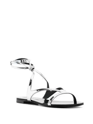 Alexandre Vauthier Crystal-embellished Flat Sandals