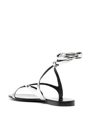 Alexandre Vauthier Crystal-embellished Flat Sandals