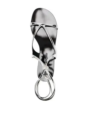 Alexandre Vauthier Crystal-embellished Flat Sandals