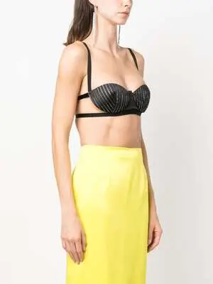 Gcds Rhinestone-embellished Bra Top
