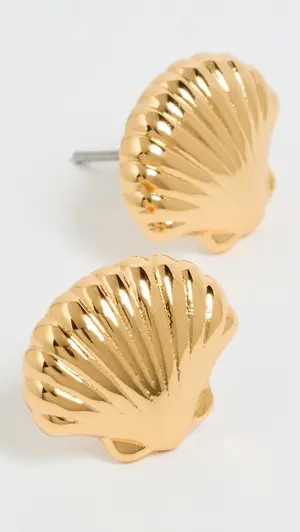Lele Sadoughi Coquille Stud Earrings