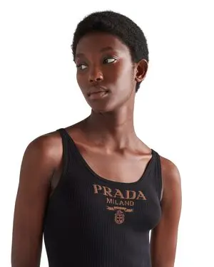 Prada Silk Tank Top - Black