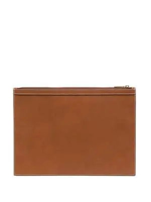 Thom Browne 4-bar Tab Document Holder - Brown
