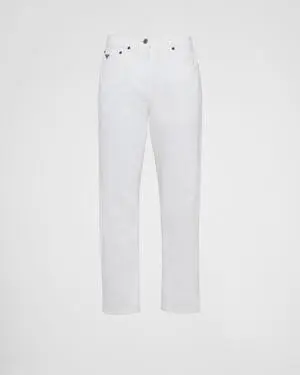 パンツ PRADA Five-Pocket Bull Denim Jeans Prada Five-Pocket Bull Denim Jeans - White | Editorialist