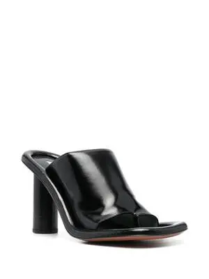 AMBUSH Leather High Heel Sandals - Black