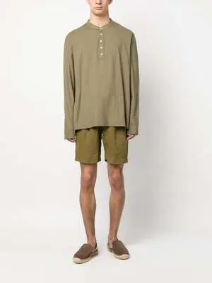 Massimo Alba Long-sleeve Cotton Henley Shirt