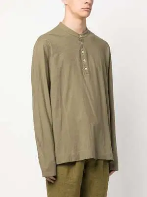 Massimo Alba Long-sleeve Cotton Henley Shirt
