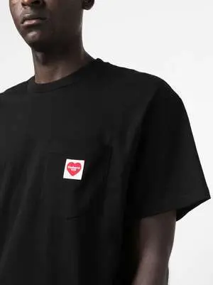 Carhartt Work In Progress Logo-patch Cotton T-shirt - Black