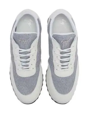 GIUSEPPE ZANOTTI Jimi Running Lace-up Low-top Sneakers - White