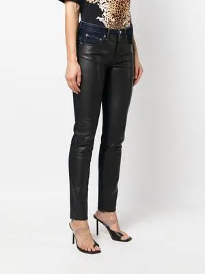 Roberto Cavalli Panelled Design Jeans