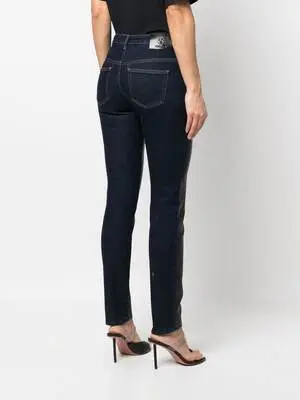 Roberto Cavalli Panelled Design Jeans