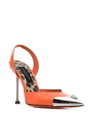 Philipp Plein 110mm Leather Pumps