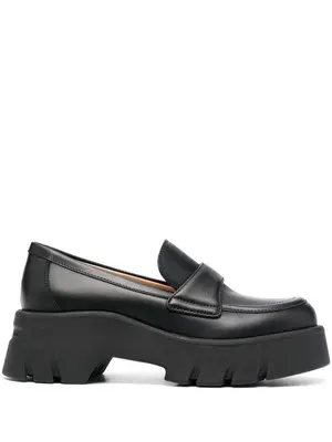GIANVITO ROSSI 75mm Leather Loafers