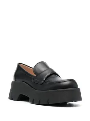 GIANVITO ROSSI 75mm Leather Loafers
