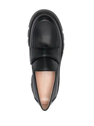 GIANVITO ROSSI 75mm Leather Loafers
