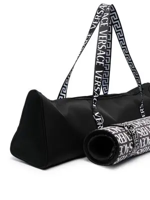 Versace Logo-tape Gym Bag