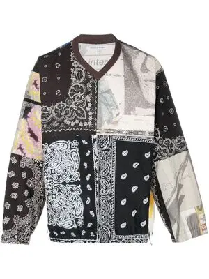 CHILDREN OF THE DISCORDANCE Patchwork Pattern-print Jumper