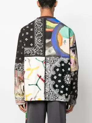 CHILDREN OF THE DISCORDANCE Patchwork Pattern-print Jumper