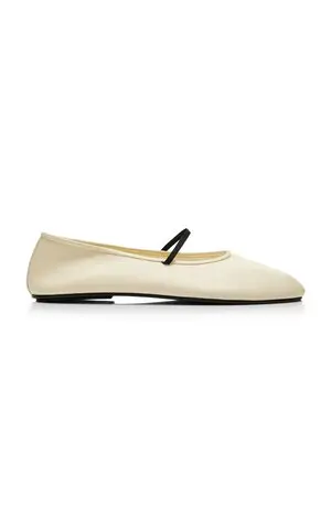THE ROW Elastic Ballet Flats - Ivory