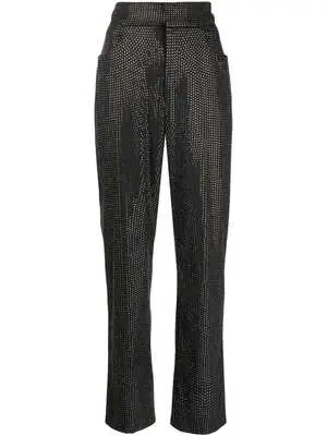 Giuseppe Di Morabito Crystal-embellished Trousers - Black