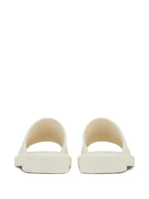 FERRAGAMO Logo-debossed Open-toe Slides