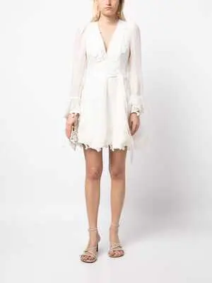 Zimmermann Wonderland Lace-appliqué Minidress