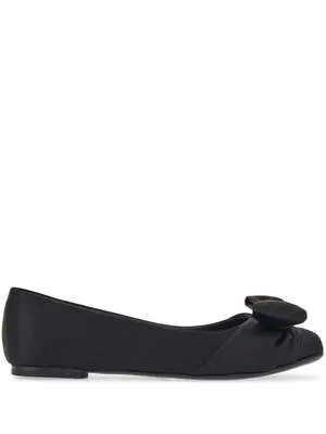 FERRAGAMO Vara Bow-detailing Ballerinas - Black