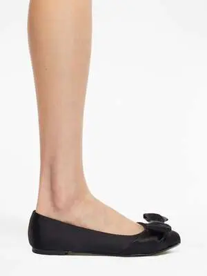 FERRAGAMO Vara Bow-detailing Ballerinas - Black