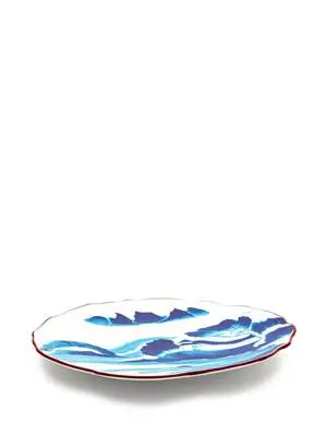 SELETTI Classic On Acid Melting Landscape Dessert Plate