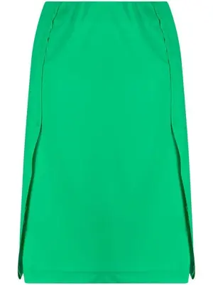 Raf Simons Pleated-panel Midi Skirt
