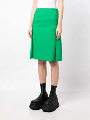 Raf Simons Pleated-panel Midi Skirt