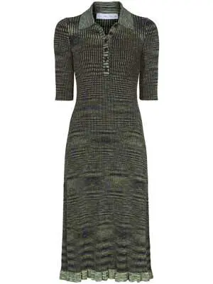 Proenza Schouler White Label Space-dye Polo Dress