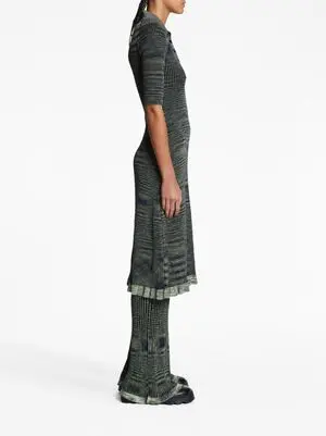 Proenza Schouler White Label Space-dye Polo Dress