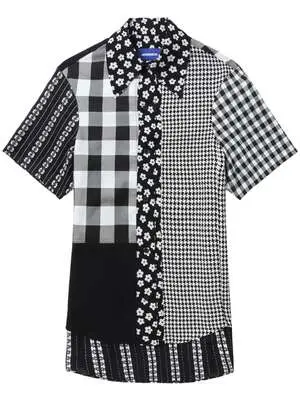 ADER ERROR Amb Patchwork Short-sleeve Shirt - Black