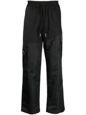 FENG CHEN WANG Panelled Drawstring Wide-leg Trousers