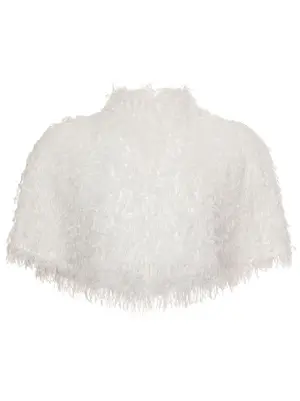 UNREAL FUR Cropped Cape
