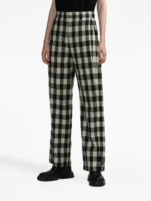 ADER ERROR Gingham Wool Trousers