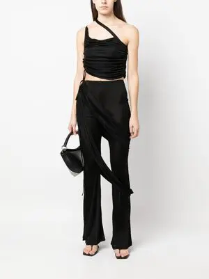 ANDREĀDAMO One-shoulder Draped Top