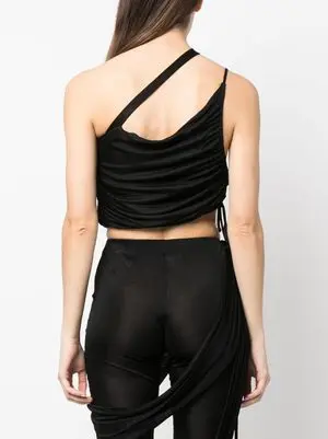 ANDREĀDAMO One-shoulder Draped Top