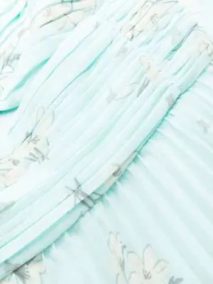 SELF-PORTRAIT Floral-print Chiffon Midi Dress