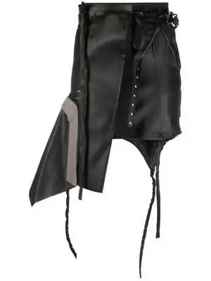 Ottolinger Biker Asymmetric Skirt - Black