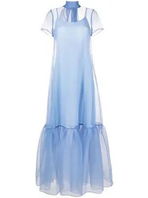 Staud Calluna Organza Maxi Dress